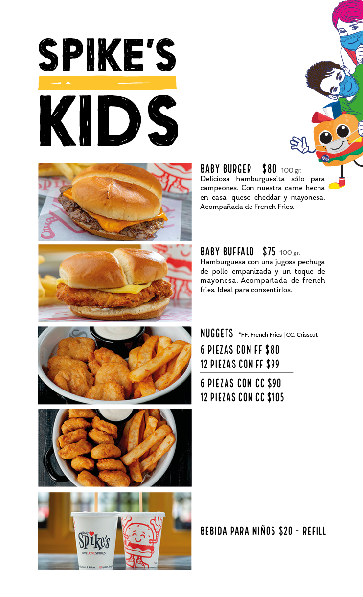 Menú – Spike's
